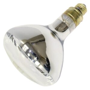 sylvania 14747 - 375r40/1 - 375 watt br40 incandescent heat lamp, clear