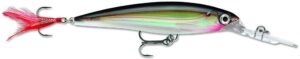 rapala x-rap deep 08 fishing lure, 3.125-inch, silver