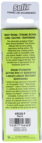 Rapala unisex adult 3.125-Inch X Rap Deep 08 Perch, Perch, 8 US