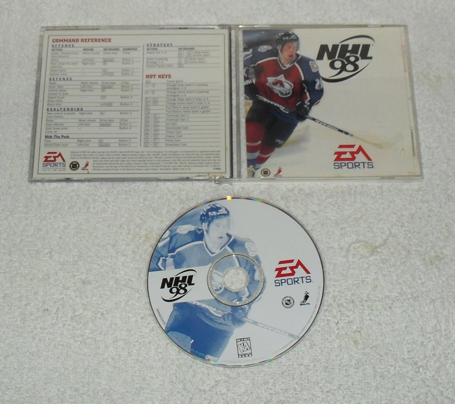 NHL 98 PC video game CD - Electronic Arts