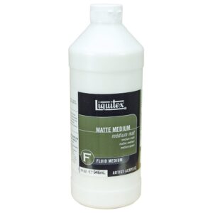 matte medium fluid bottle capacity: 946ml