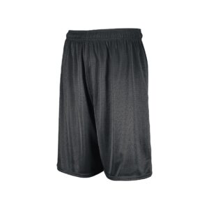 russell athletics dri-power mesh boys' active shorts - comfortable, breathable, and stylish sports performance activewear, black, medium