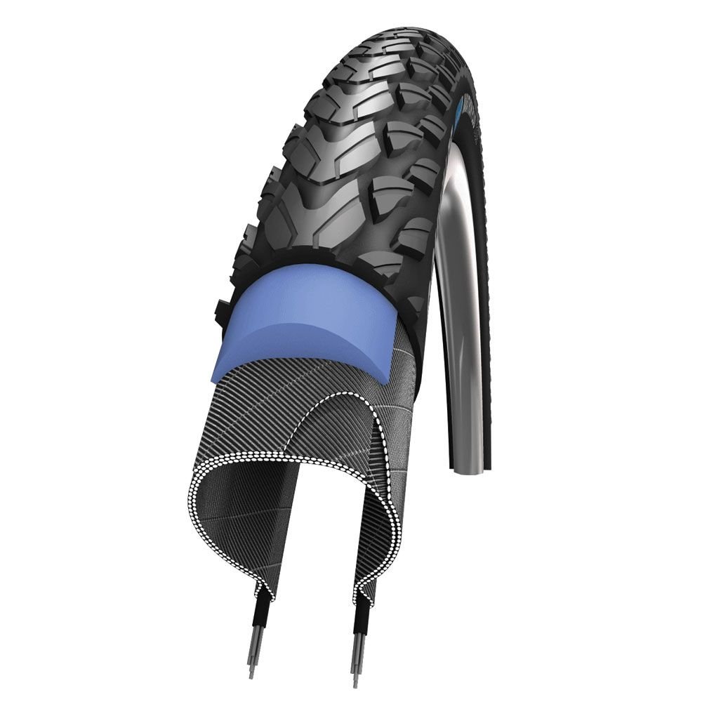 Schwalbe Marathon Plus Tour 700x40c, width 39c – 50c Wire Endurance Clincher Smart Guard 67TPI 50-85PSI Black Bike Tire