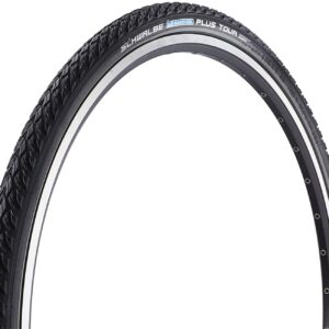 Schwalbe - Marathon Plus Tour Off Road and Touring Wire Clincher Bike Tire | 26 x 2 | Performance Line | Black/Reflective