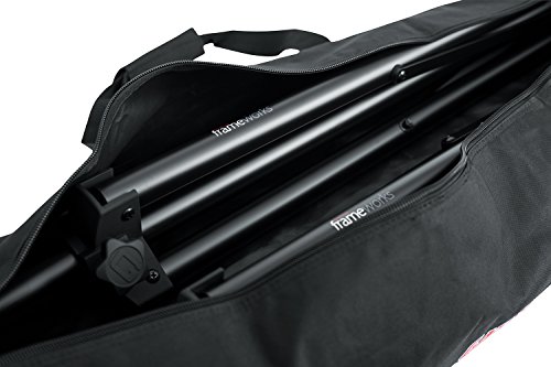 Gator Cases Stand Carry Bag with 50" Interior; Holds (2) Speaker, Microphone or Lighting Stands (GPA-SPKSTDBG-50),Black