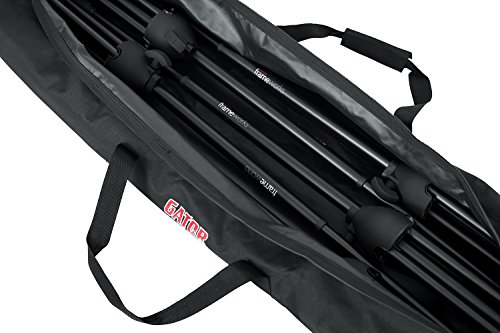 Gator Cases Stand Carry Bag with 50" Interior; Holds (2) Speaker, Microphone or Lighting Stands (GPA-SPKSTDBG-50),Black