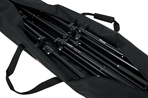 Gator Cases Stand Carry Bag with 50" Interior; Holds (2) Speaker, Microphone or Lighting Stands (GPA-SPKSTDBG-50),Black