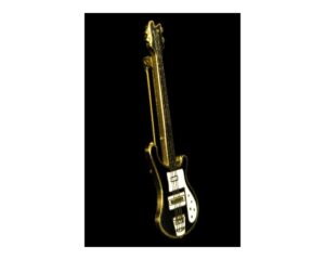 pin rickenbacker bass black w white pickguard pin harmony collection