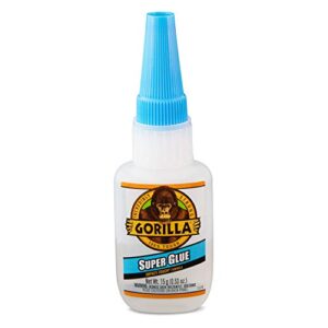 Gorilla Super Glue 15 Gram, Clear, (Pack of 1)