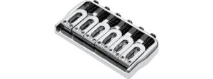 hipshot 6-string us fixed guitar bridge .125 chrome