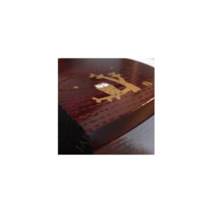 たつみや HAKOYA Range Club 51120 Men's Oval Wood Grain Bento Box, Tochi-Wood Owl