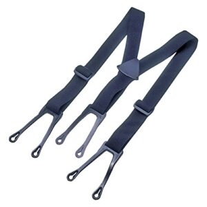 a&r sports suspenders, junior black