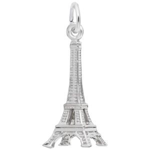 rembrandt charms eiffel tower charm, sterling silver