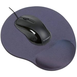 Q-Connect Gel Mouse Mat - Black