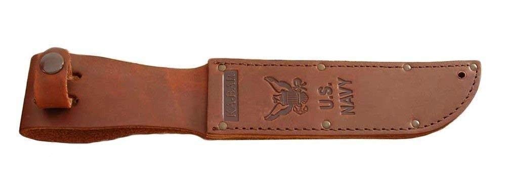 Full-size Brown Leather USN Sheath