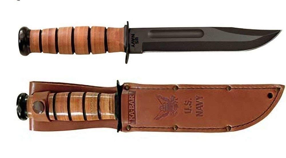 Full-size Brown Leather USN Sheath