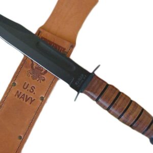 Full-size Brown Leather USN Sheath