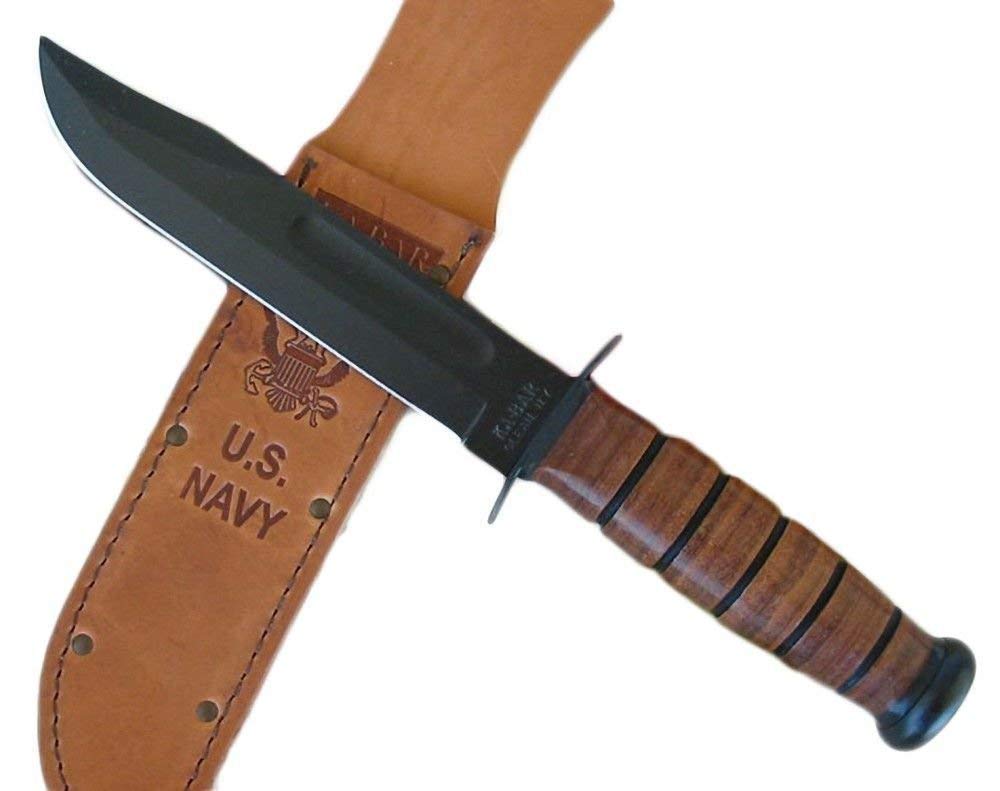 Full-size Brown Leather USN Sheath