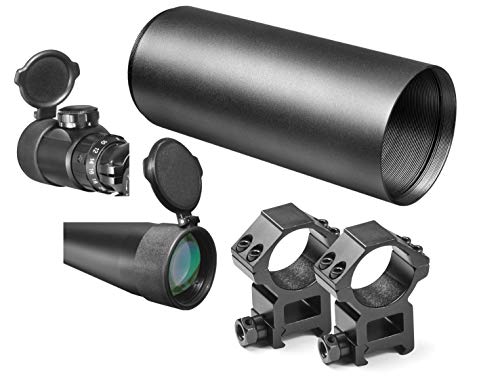 Barska AC10550 10-40x50 Extreme 30mm Scope Illuminated Reticle with Rings and Sunshade