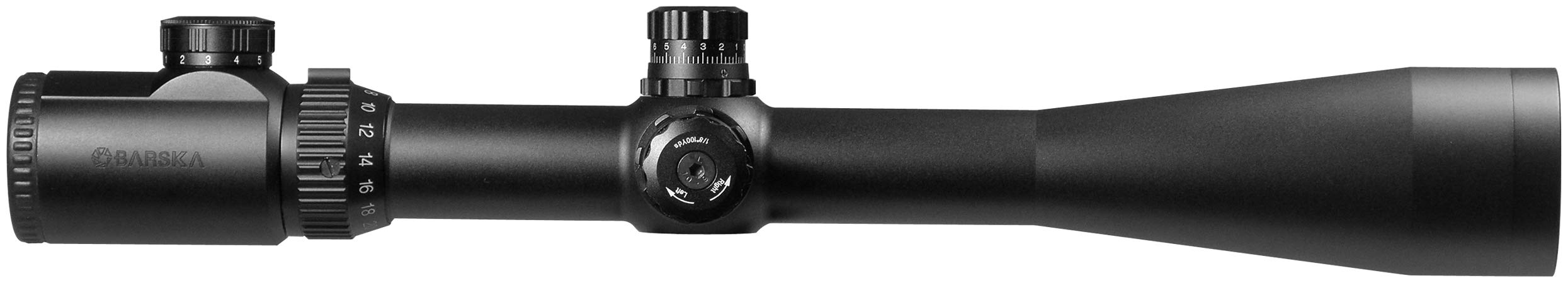 BARSKA 6-24x44 IR SWAT Extreme Tactical 30mm Scope (Black Matte), 6-24x44mm