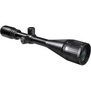 barska varmint crosshair reticle precision riflescope with adjustable objective & fully-multi coated optics for accurate long-range shooting hunting