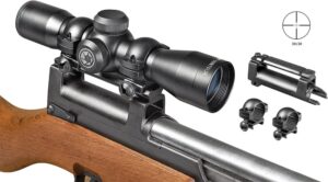 barska 4x32 compact contour riflescope, black