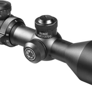 BARSKA 3-9x42 IR Contour Riflescope, Black