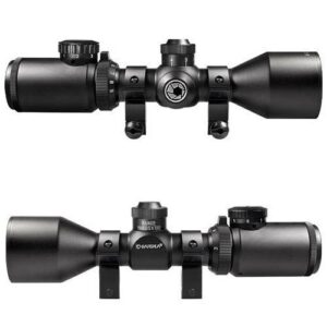 BARSKA 3-9x42 IR Contour Riflescope, Black