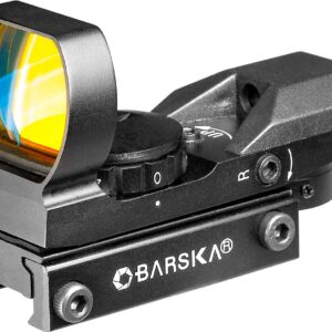 BARSKA AC10632 Red Multi-Reticle Electro Reflex Sight with with Picatinny / Weaver Style Base