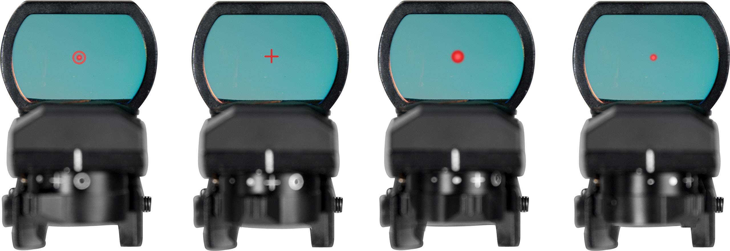 BARSKA AC10632 Red Multi-Reticle Electro Reflex Sight with with Picatinny / Weaver Style Base