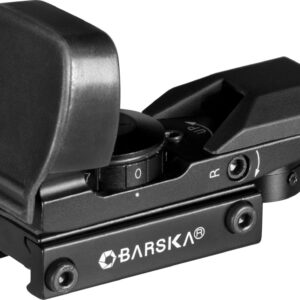 BARSKA AC10632 Red Multi-Reticle Electro Reflex Sight with with Picatinny / Weaver Style Base