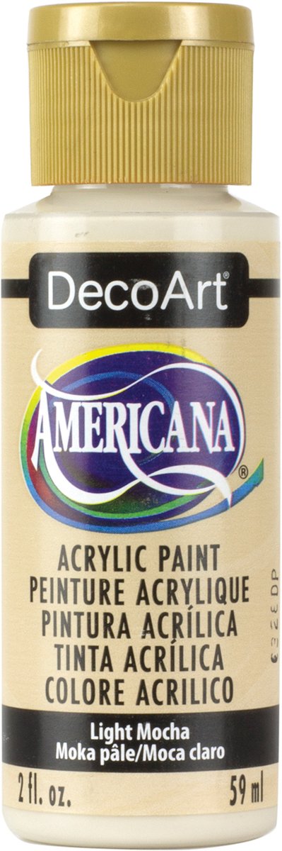 DecoArt Americana Acrylic Paint, Light Mocha