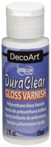 decoart duraclear gloss varnish-2oz, 2 fl oz (pack of 1), blue