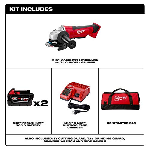 Milwaukee 2680-22 18V M18 4-1/2" Cut-Off/Grinder Kit