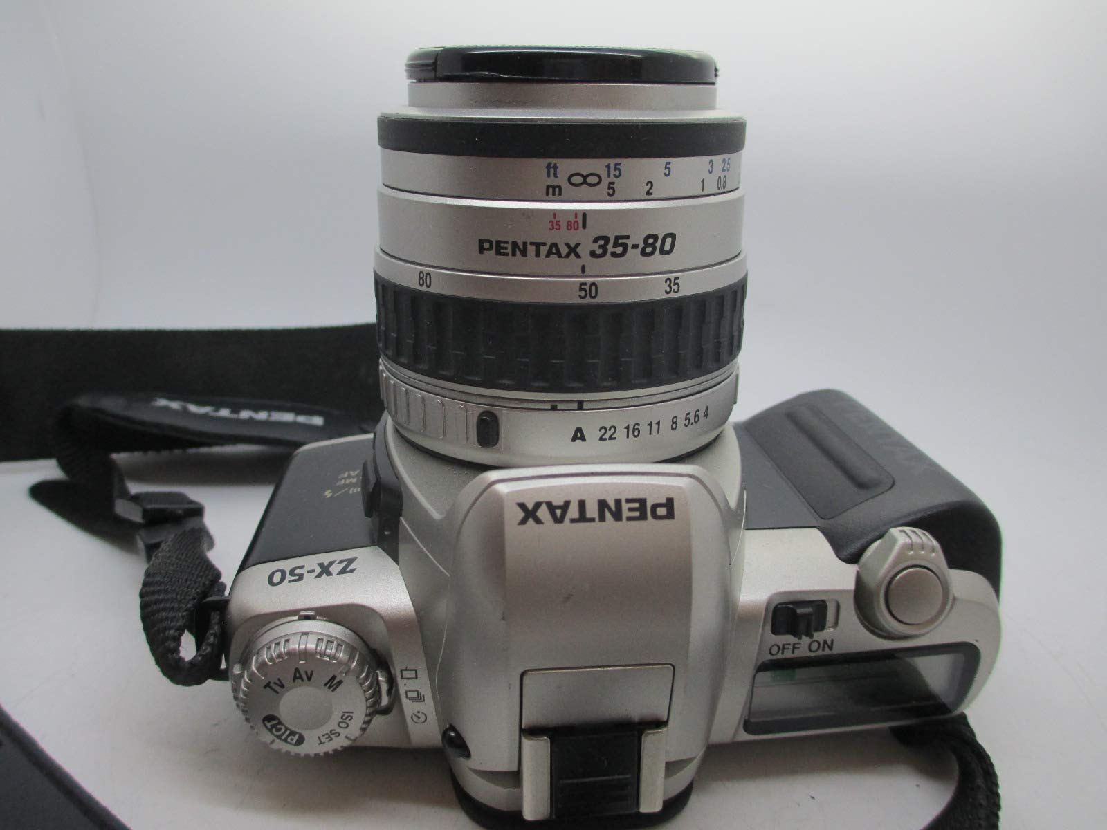 Pentax ZX-50 SLR Film Camera w/ 35-80mm and 80-200mm Lens'