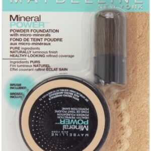 Maybelline New York Mineral Power Powder Foundation, Natural Ivory, 0.28 Ounce