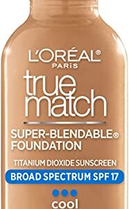 L'Oreal Paris Makeup True Match Super-Blendable Liquid Foundation, Soft Sable C6, 1 Fl Oz,1 Count