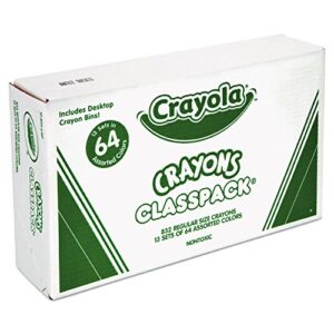 Crayola Crayon Classpack (832 Count), Bulk School Supplies for Classrooms,13 Sets of 64 Crayons, Kids Arts & Crafts Supplies