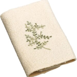 Avanti Linens Greenwood Wash Cloth, Ivory