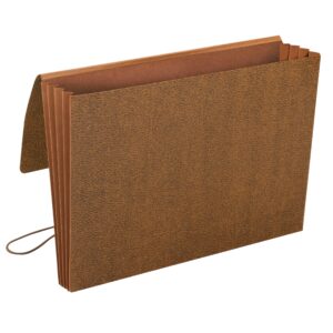 Smead Classic Expanding File Wallet with Flap and Cord Closure, 3-1/2" Expansion, Legal Size, Redrope, 10 per Box (71356)