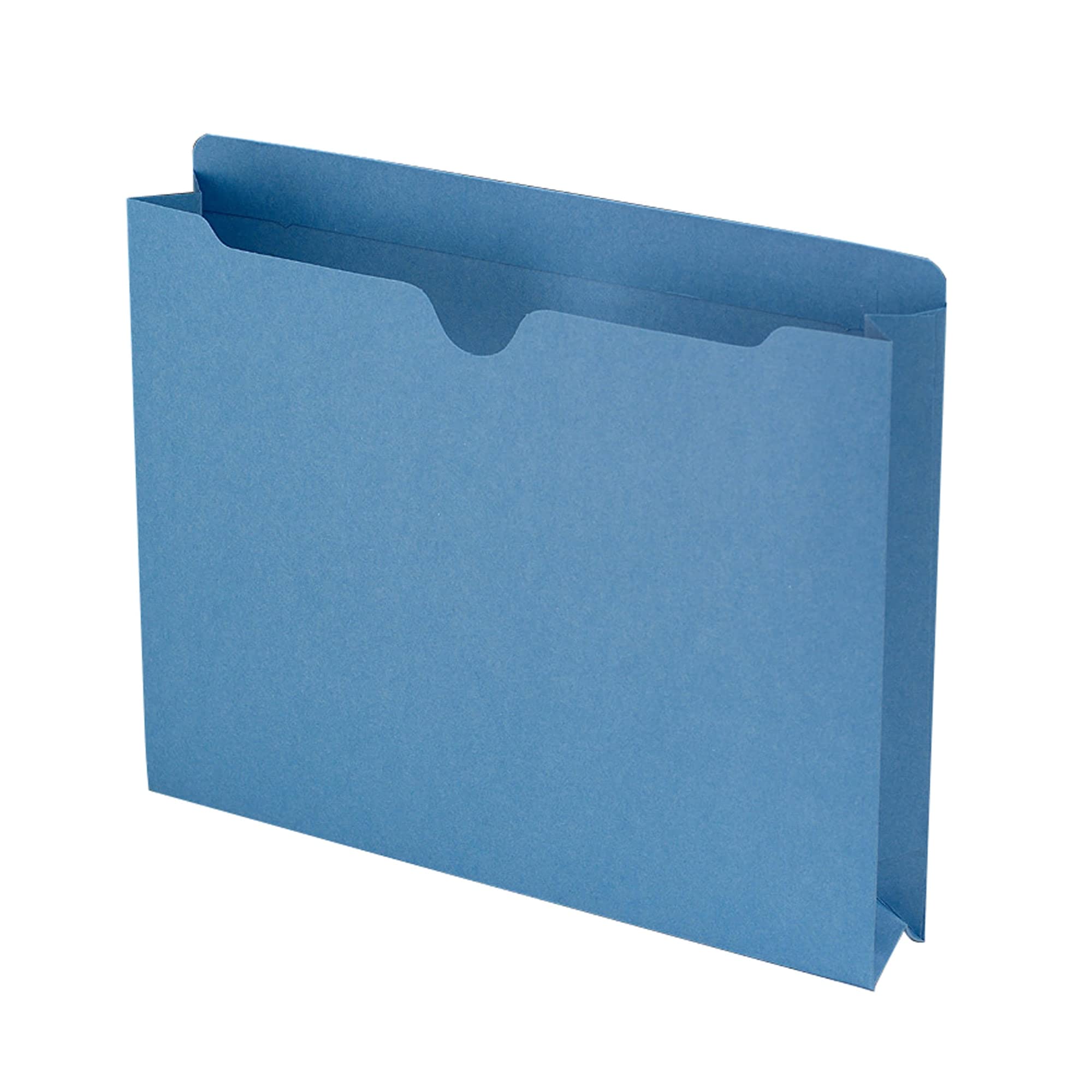 Smead File Jackets, Thumb Cut Front Panel, Legal Size, Blue, 50 per Box (75562)