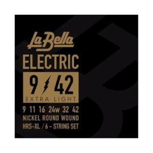 la bella hrs-xl - extra light nickel round wound electric guitar string