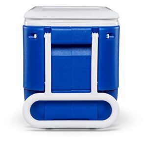 Igloo 38 Quart Wheelie Cooler,blue (22.875”L X 12.875”W X 15.875”H)