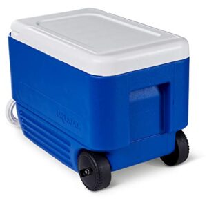 Igloo 38 Quart Wheelie Cooler,blue (22.875”L X 12.875”W X 15.875”H)