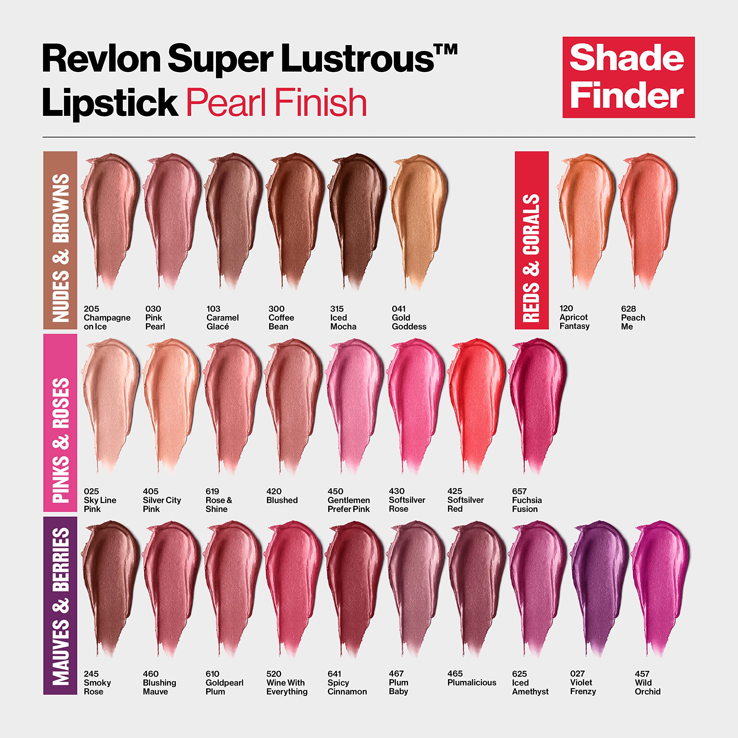 REVLON Lipstick, Super Lustrous Lipstick, Creamy Formula For Soft, Fuller-Looking Lips, Moisturized Feel in Reds & Corals, Peach Me (628) 0.15 oz