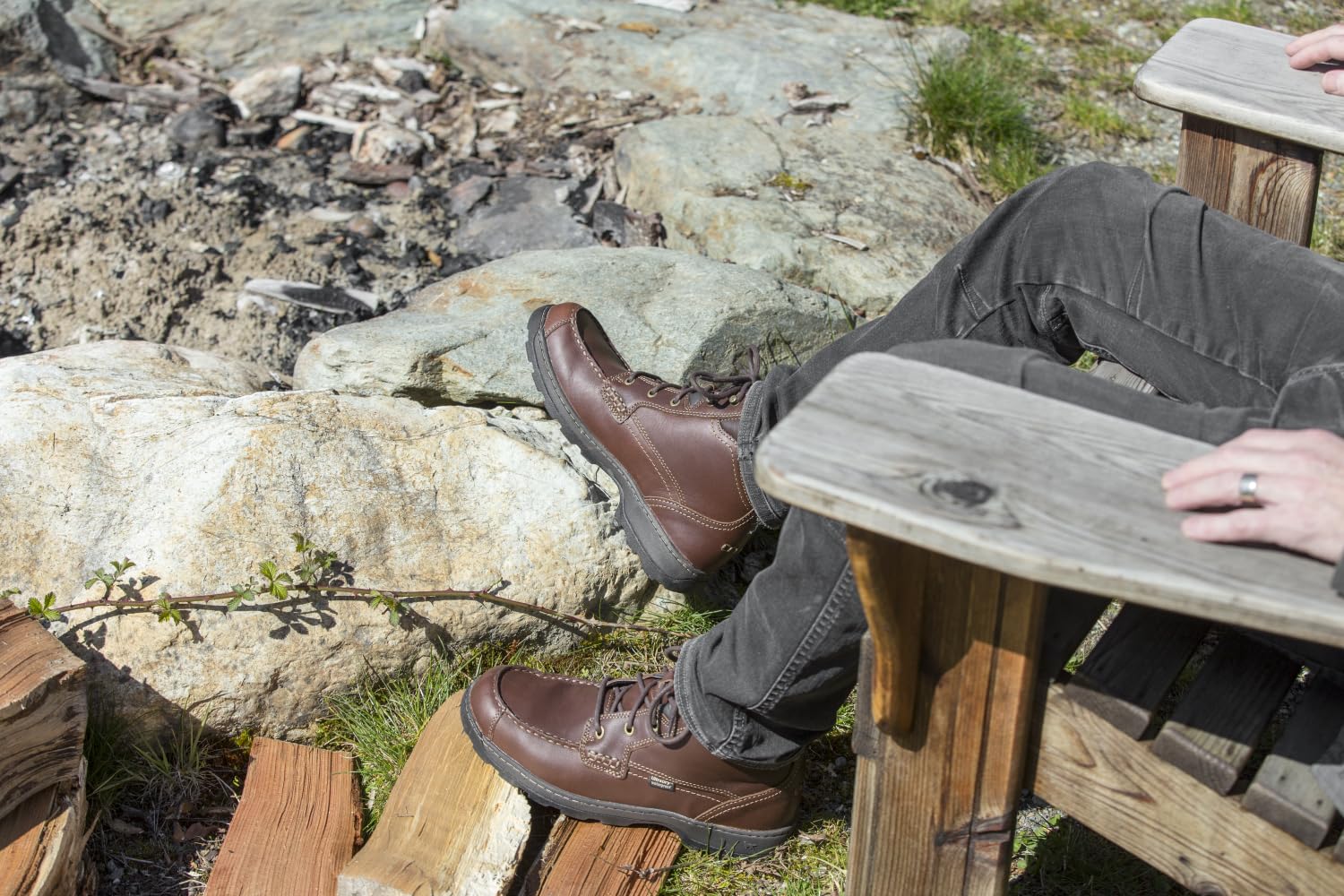 Irish Setter, Soft Paw, Men’s, Waterproof, Full Grain Leather, Chukka Shoe, Brown (P), 8.5 EE (Wide)