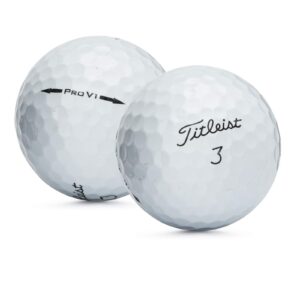 titleist 60 pro v1 mint used golf balls - like new condition