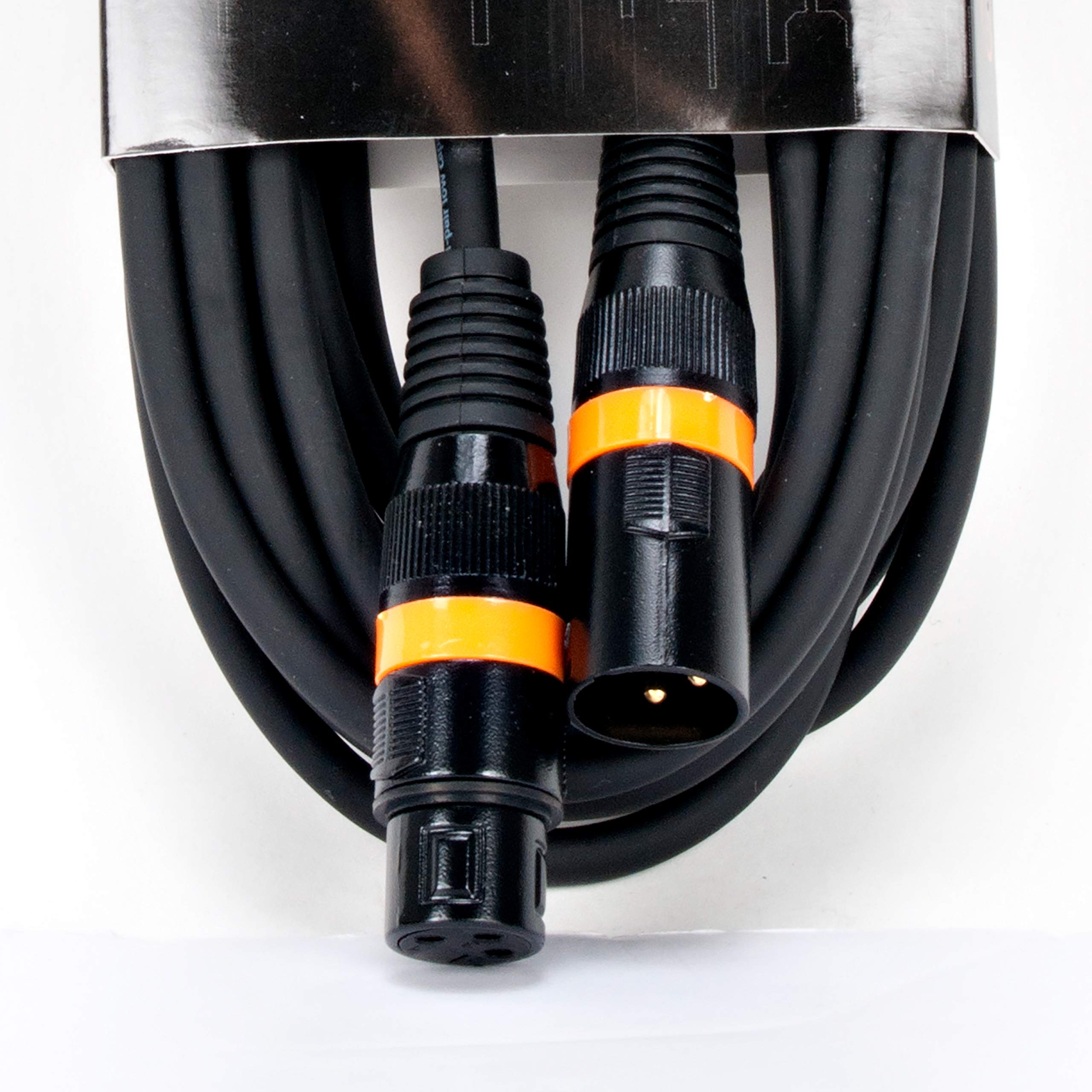 Accu Cable AC3PDMX25 25 Foot 3 pin True DMX Cable Rated at 110 ohms end to end to Ensure no Signal Drop