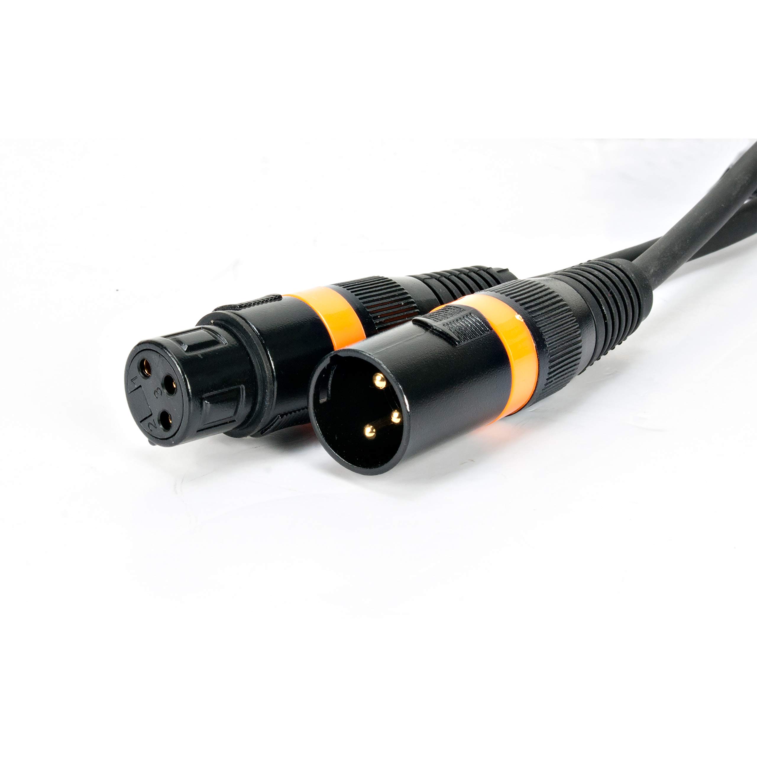 Accu Cable AC3PDMX25 25 Foot 3 pin True DMX Cable Rated at 110 ohms end to end to Ensure no Signal Drop