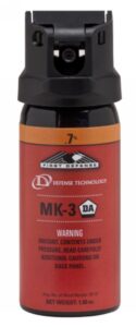 defense tech 3035 5.5% peppermace, mk-3, oc, tube, fogger, 2.4 oz.